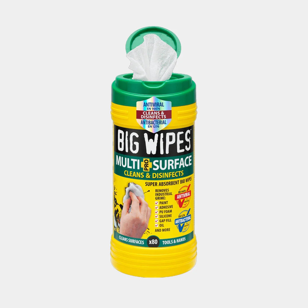 VÅTSERVETT BIG WIPES MULTI SURFACE 80 DUK GRÖNT LOCK | Derome