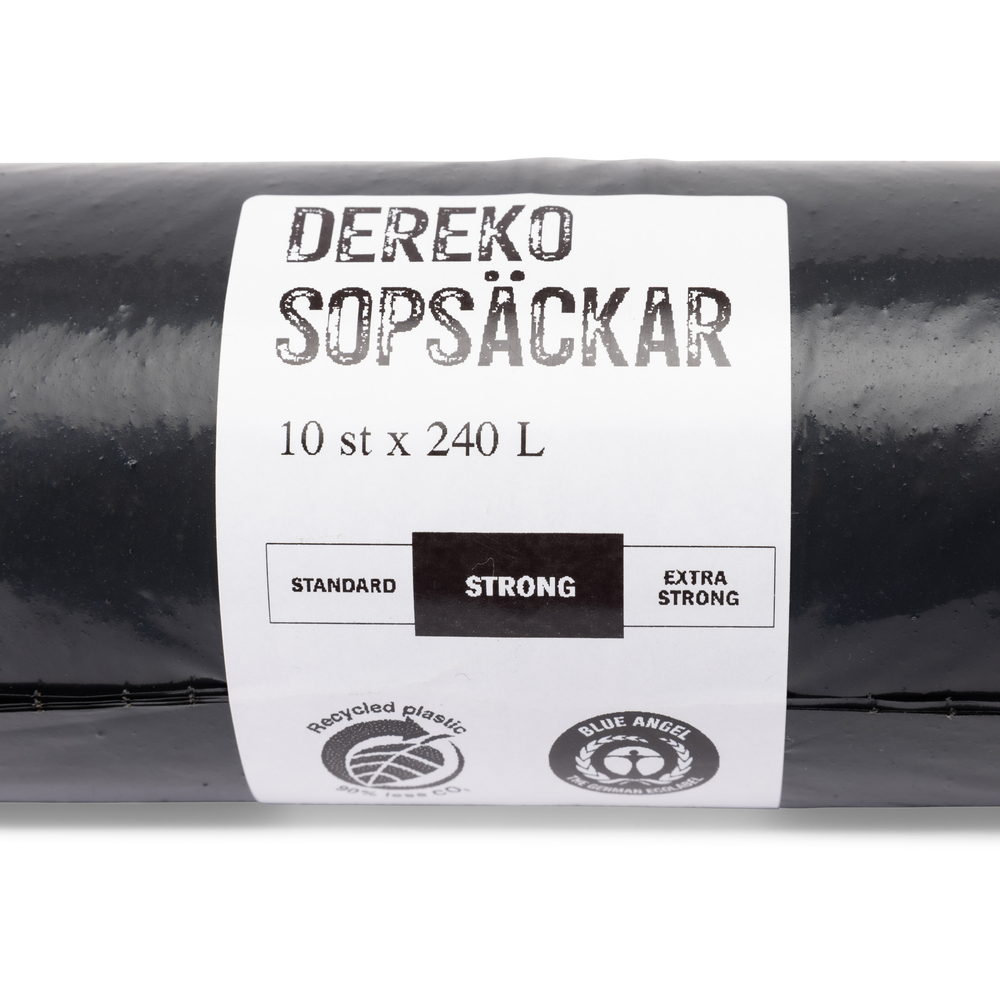 SOPSÄCK DEREKO STARK SV 240L 65MY 870X1400MM 10ST/RLE | Derome